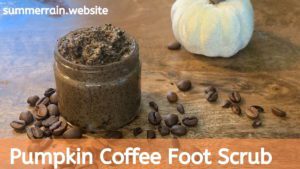 Pumpkin Coffee Foot Scrub - Summer Rain