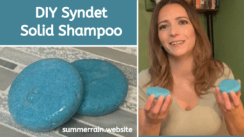 How to make Syndet Bar - Solid Shampoo - Summer Rain