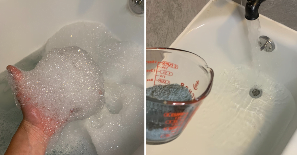 Foaming Bath Salt Recipe - Summer Rain